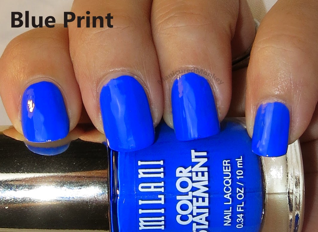 The Manicured Monkey: Milani Color Statement: The Blues