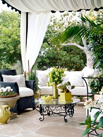 vignette design: Outdoor Living Room Inspiration