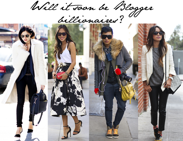So, top fashion bloggers are now millionaires... - Emily Jane Johnston