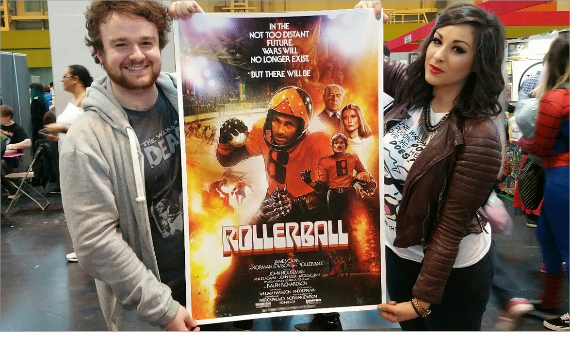INSIDE THE ROCK POSTER FRAME BLOG: Paul Shipper Rollerball Movie Poster ...