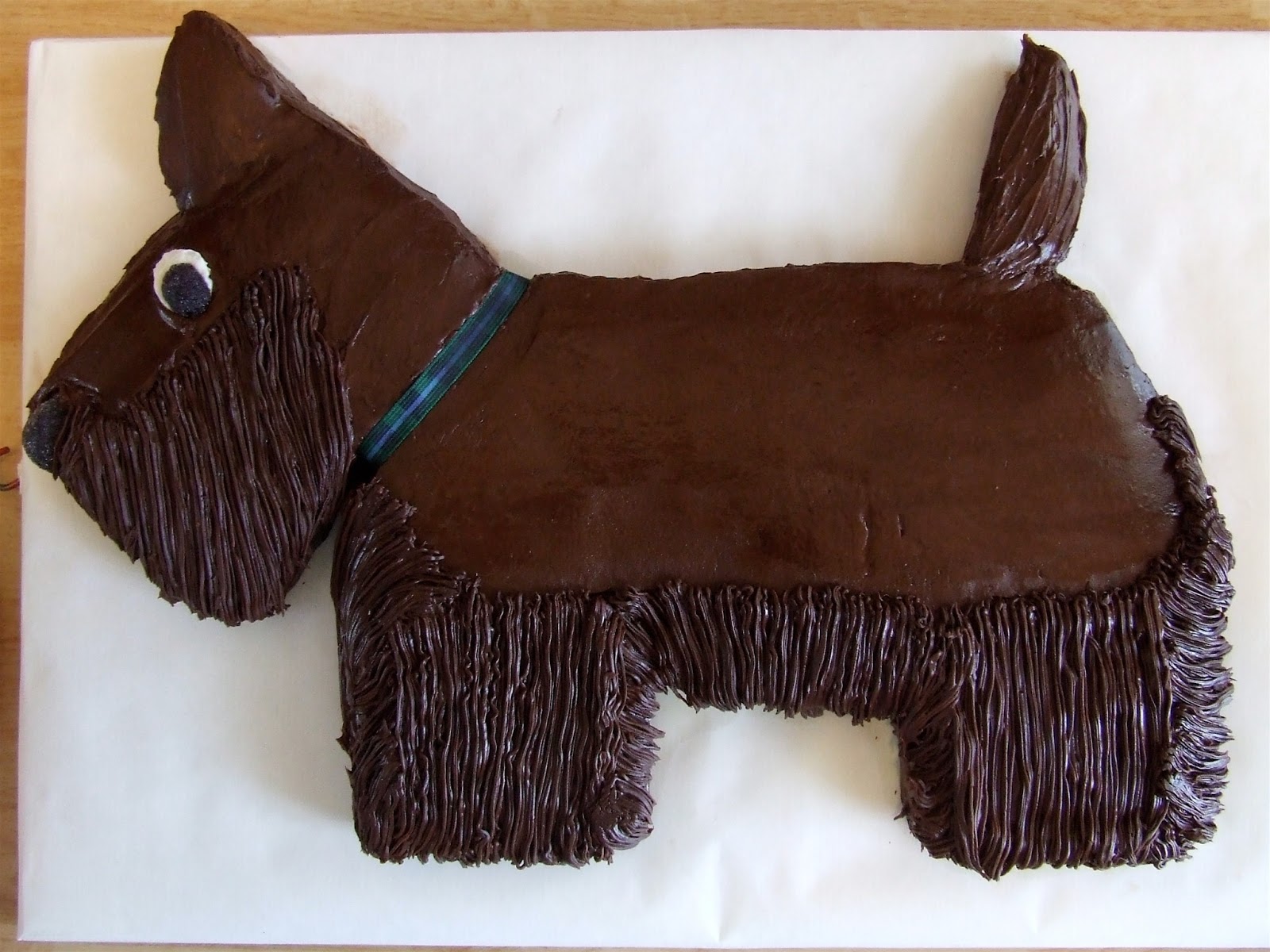 Honeycomb : Scottish Terrier cake!