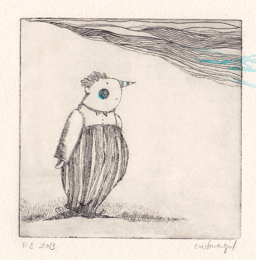 lapizeando: Técnica: Punta seca