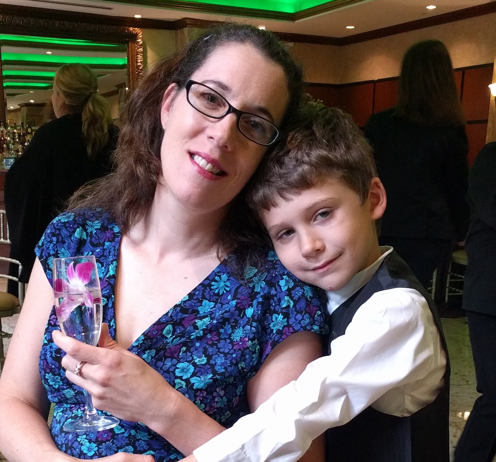 The Benji, Tamar, and Daniel Blog: Benji at cousin Jacob's bar mitzvah