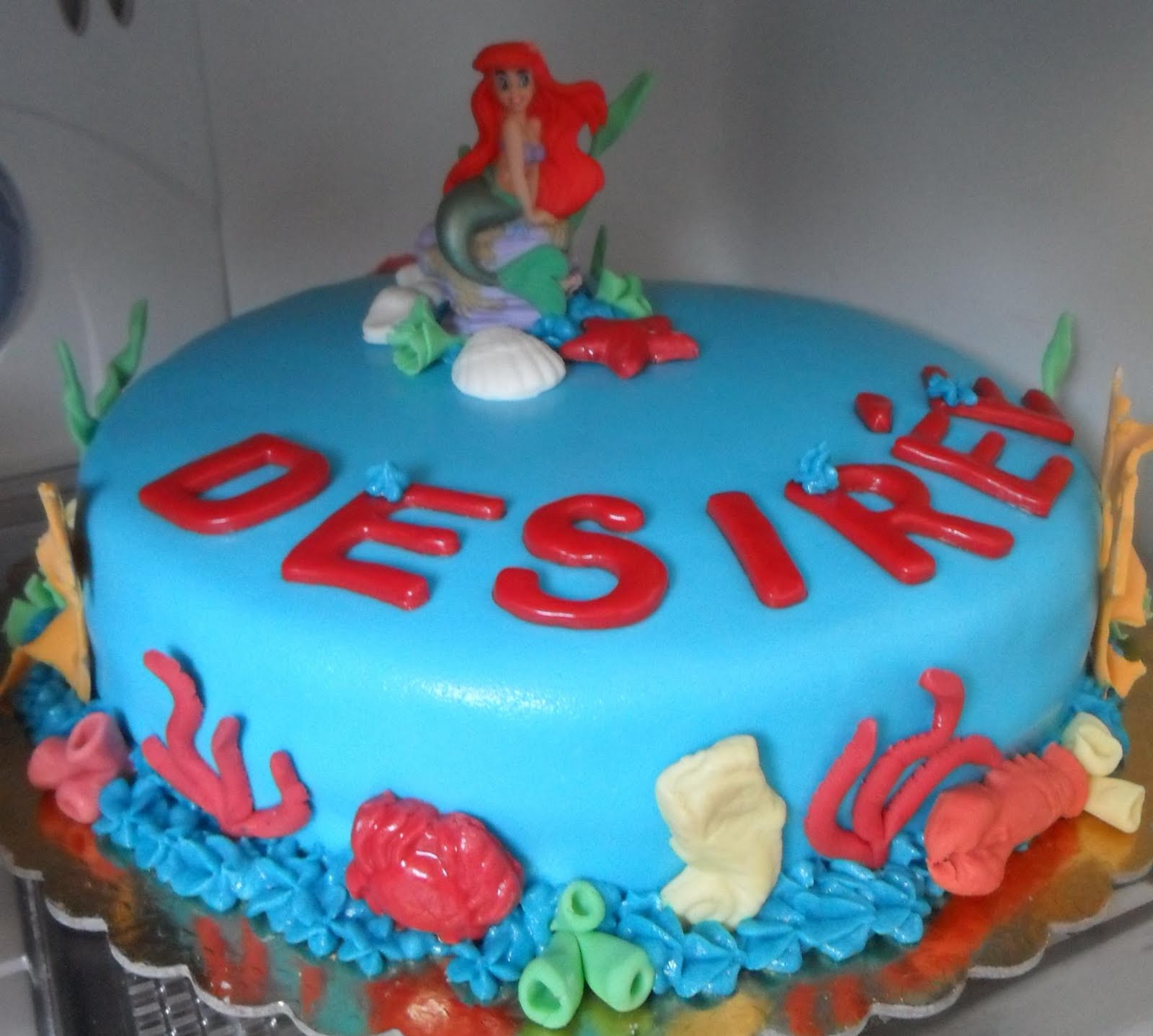 IL SOLE IN CUCINA : Torte per bambini: Ariel, la sirenetta