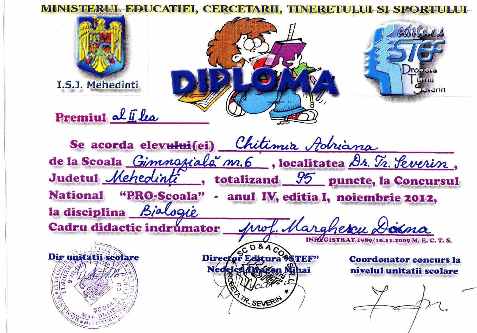 Adriana Chitimia: decembrie 2012