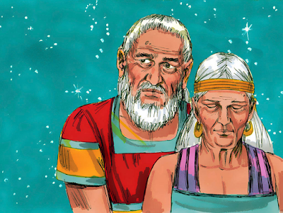 Abraham and Sarah and Baby Isaac