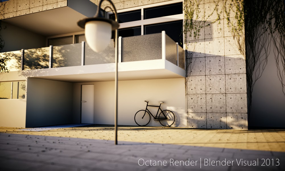 Stone House in Blender 2.68 and Octane Render