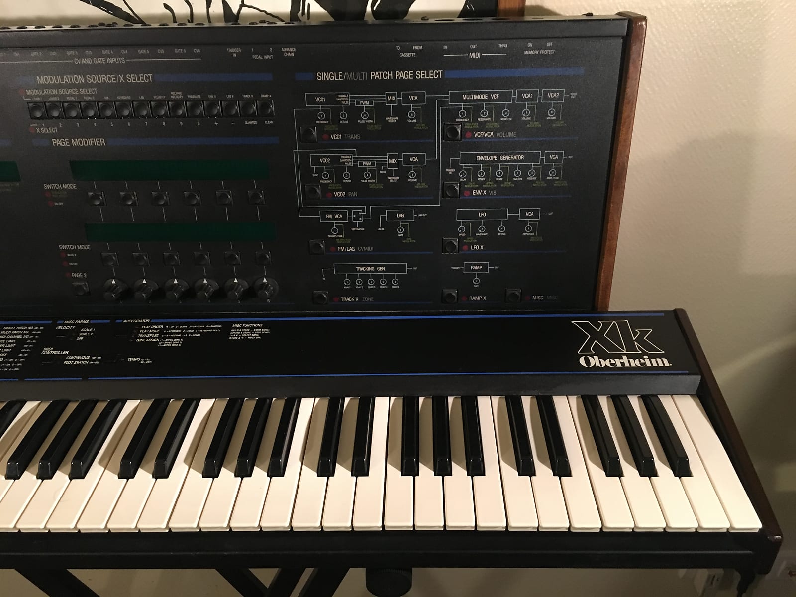 MATRIXSYNTH: Oberheim Expander + Xk Keyboard