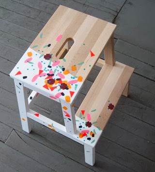 The Design Phase: Paint Dipped Stepping Stool!