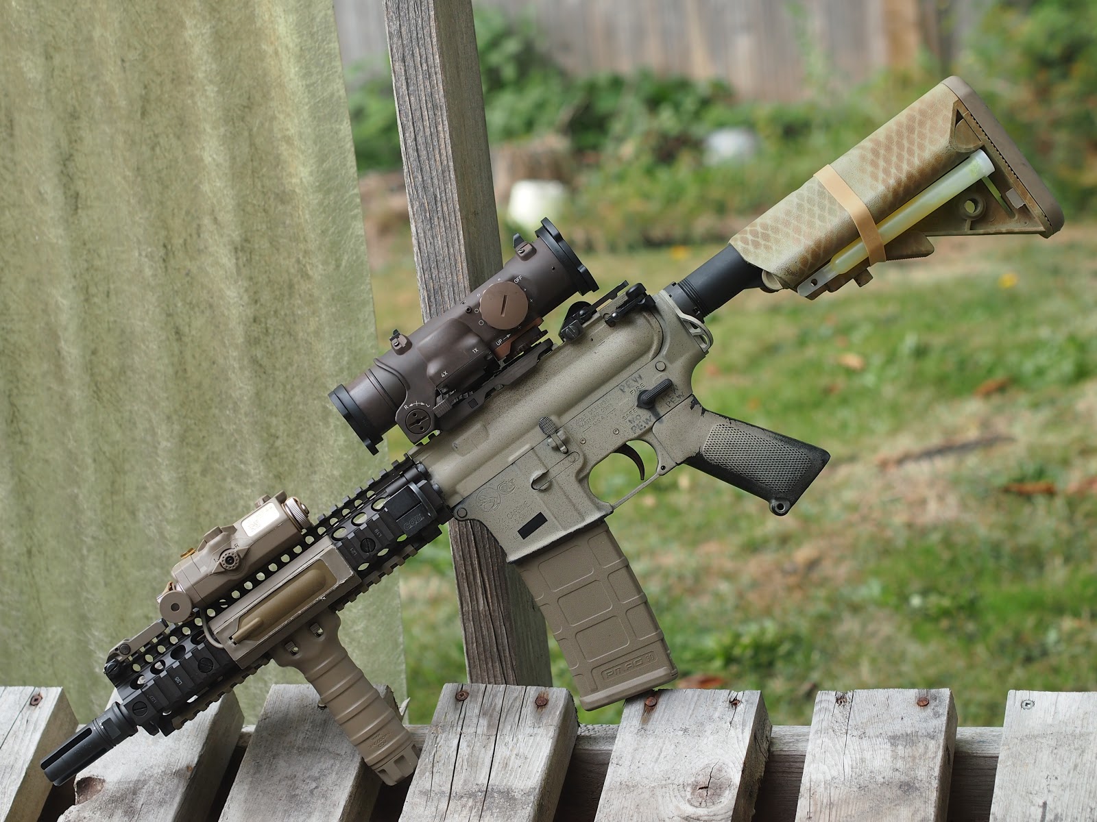 Mister Donut's Firearms Blog: Mk18 Block II painted lower and Surefire ...