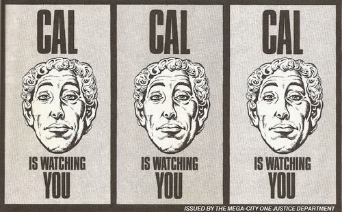 Dredd Alert: Futuregraph: Judge Cal Propaganda Poster