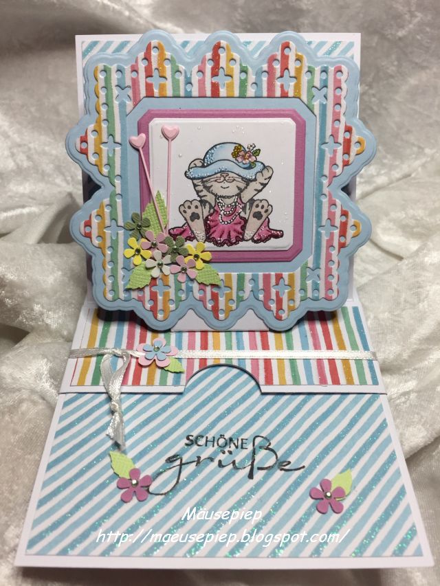 Stempeleinmaleins: Sliding Pop-Up Card