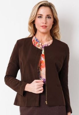 Formal Zipper Jacket Dress Idea | Dress Design Ideas