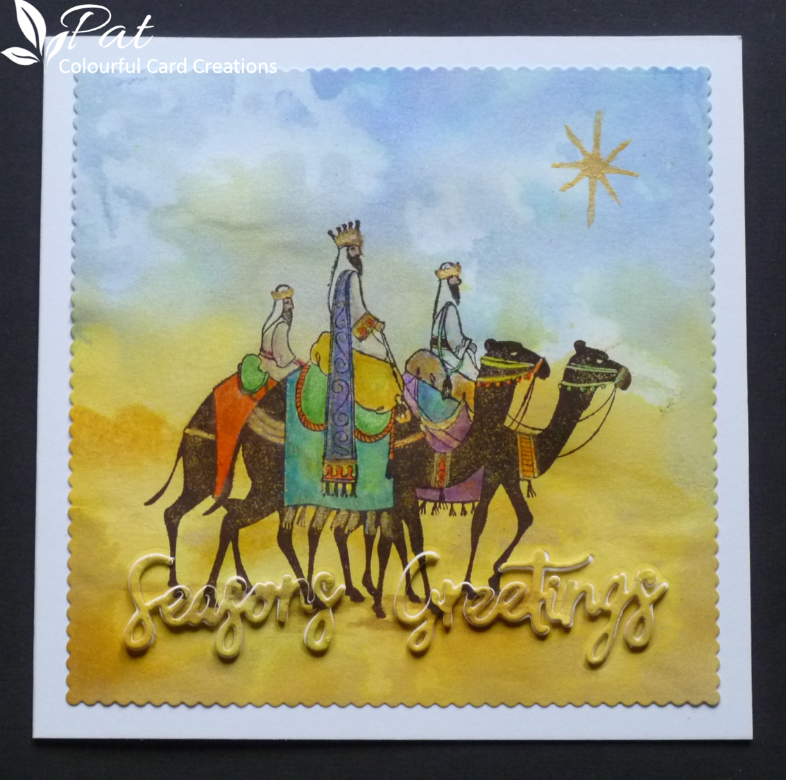 Colourful Card Creations: We Three Kings
