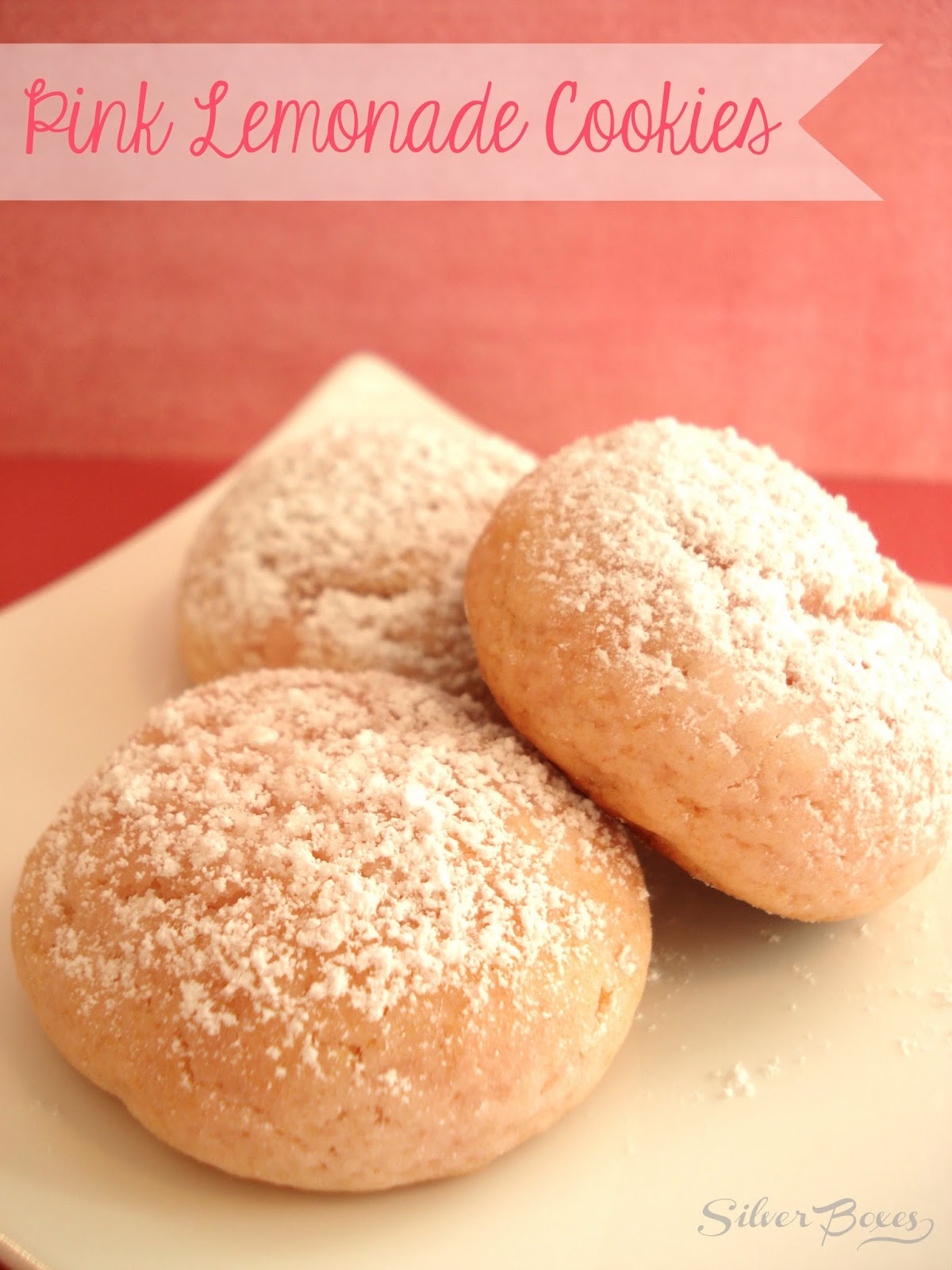 Silver Boxes: Pink Lemonade Cookies