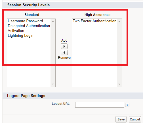 InfallibleTechie: How to set Session Security Levels in Salesforce?