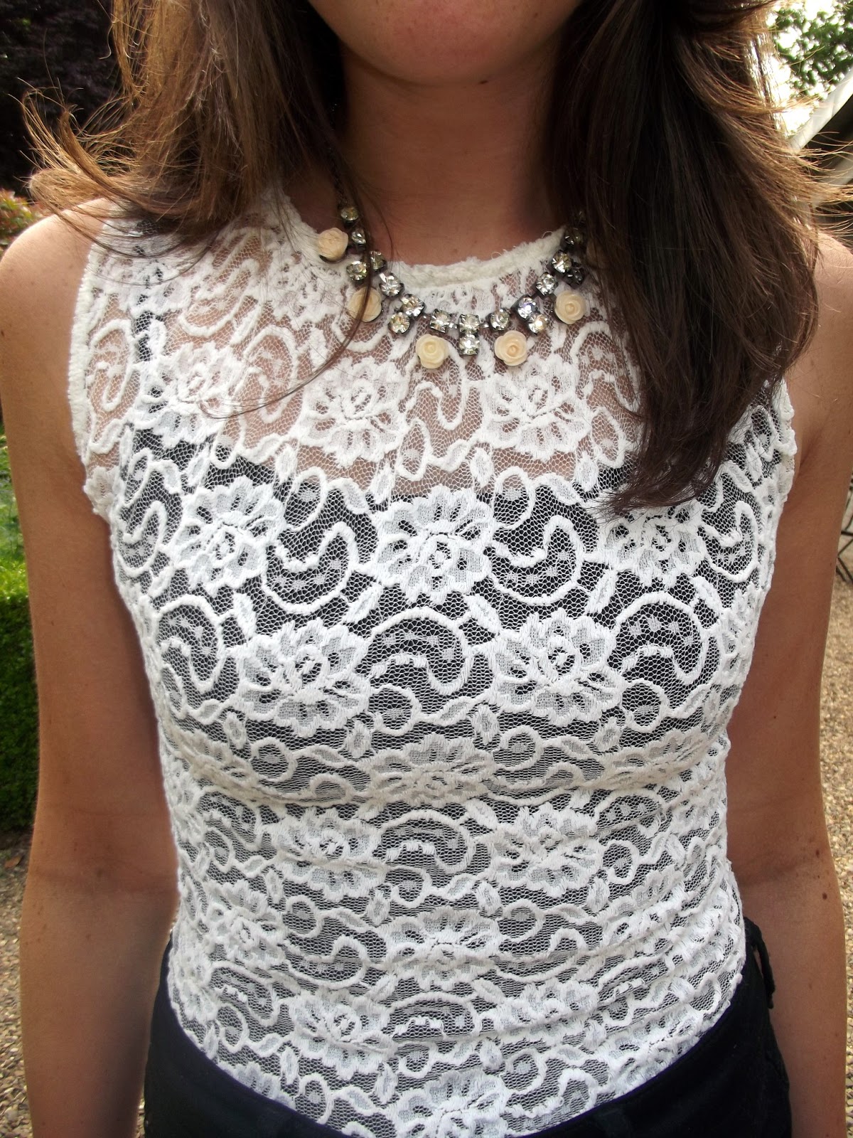 VLuxury: DIY OOTD: Lace top