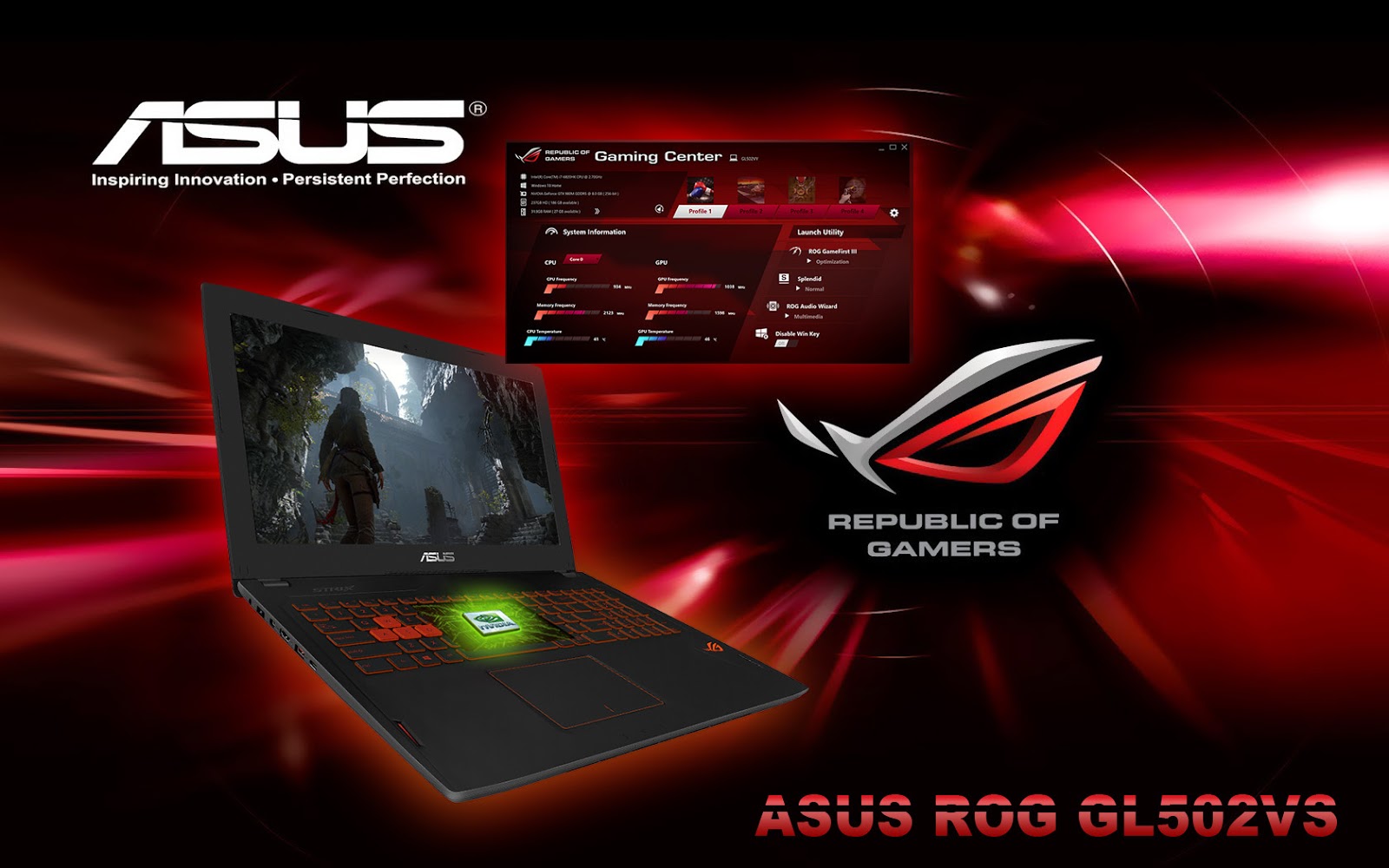 Asus Luncurkan Laptop Gaming ROG GL502VS Dengan VGA NVIDIA GTX 10 ...