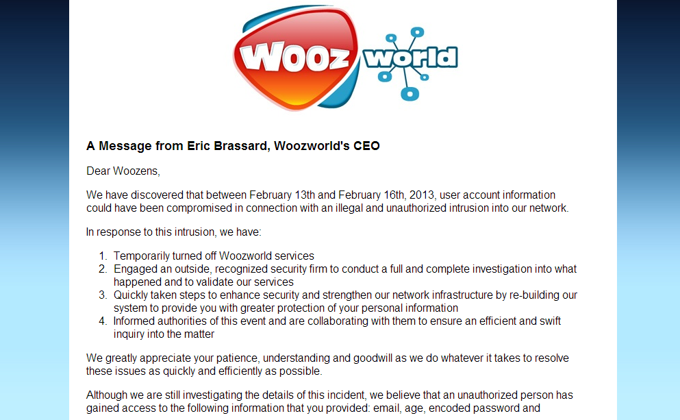 WoozWorld Buddiez: WoozWorld Is Hacked
