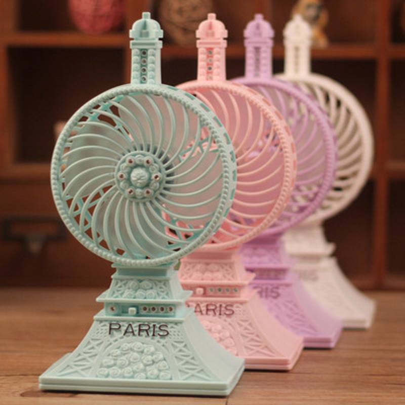 Heaven Shop bd: USB Paris Tower Fan |Small Rechargeable Cute Pocket ...
