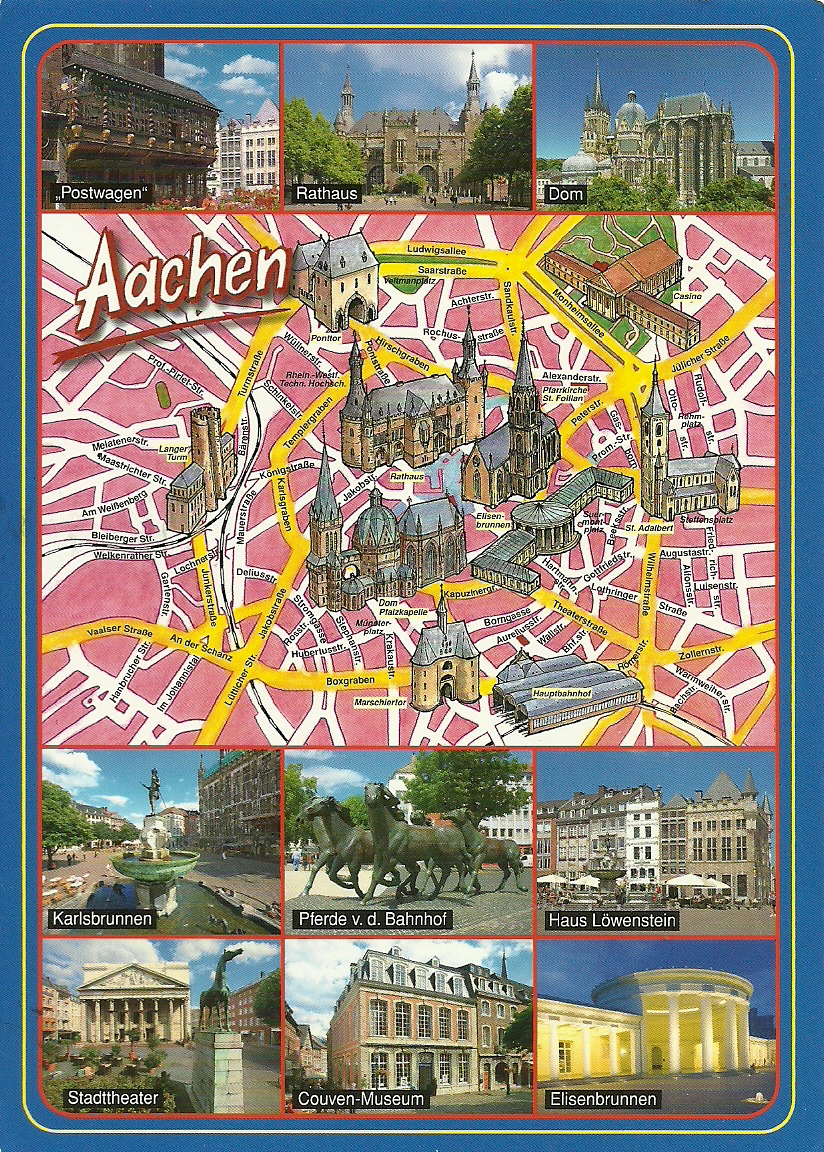 My UNESCO World Heritage Postcards: Germany - Aachen Cathedral