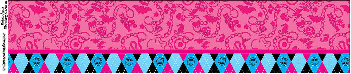 Pink Monster High: Free Printable Candy Bar Labels. - Oh My Fiesta! in ...