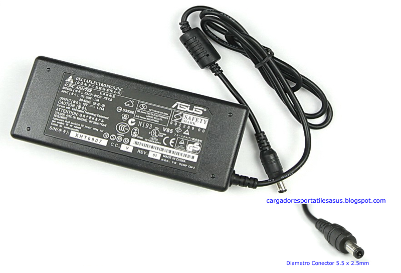 Cargadores portailes Asus: Cargador Asus 19v 4.74A 90W 5.5*2.5mm Cargadores portailes Asus: Cargador Asus 19v 4.74A 90W 5.5*2.5mm