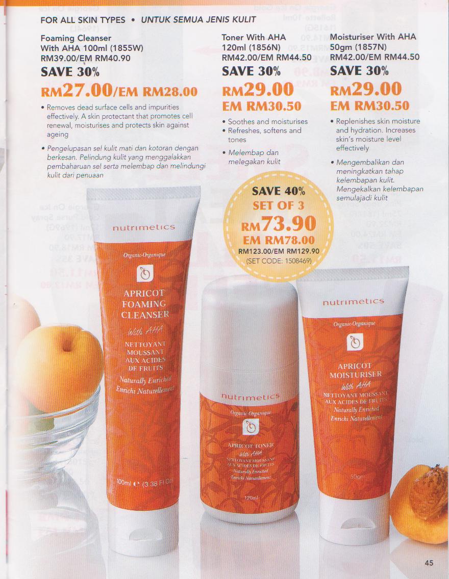 CoLouRs oF bEaUty: Nutrimetics Apricot Skincare-Organic