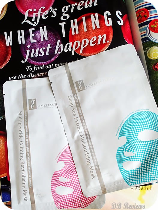 Timeless Truth Facial Beauty Masks - Deep Sea Extract Moisturising Mask ...