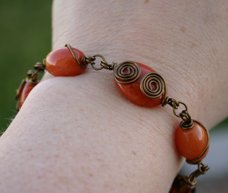 Inspired Theory: Wire Wrapped Bracelet Tutorial