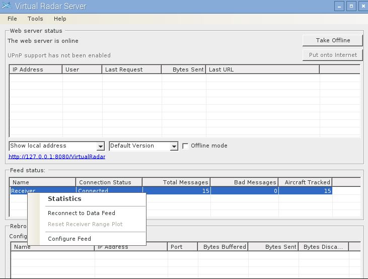 Makers eXperimenters and Operators: Virtual Radar Server and Modes_RX ...