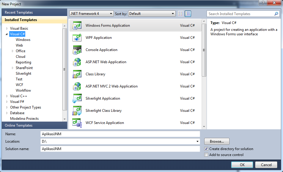 Cara Koneksi Database Sql Server Dengan C# - Java Media Kita