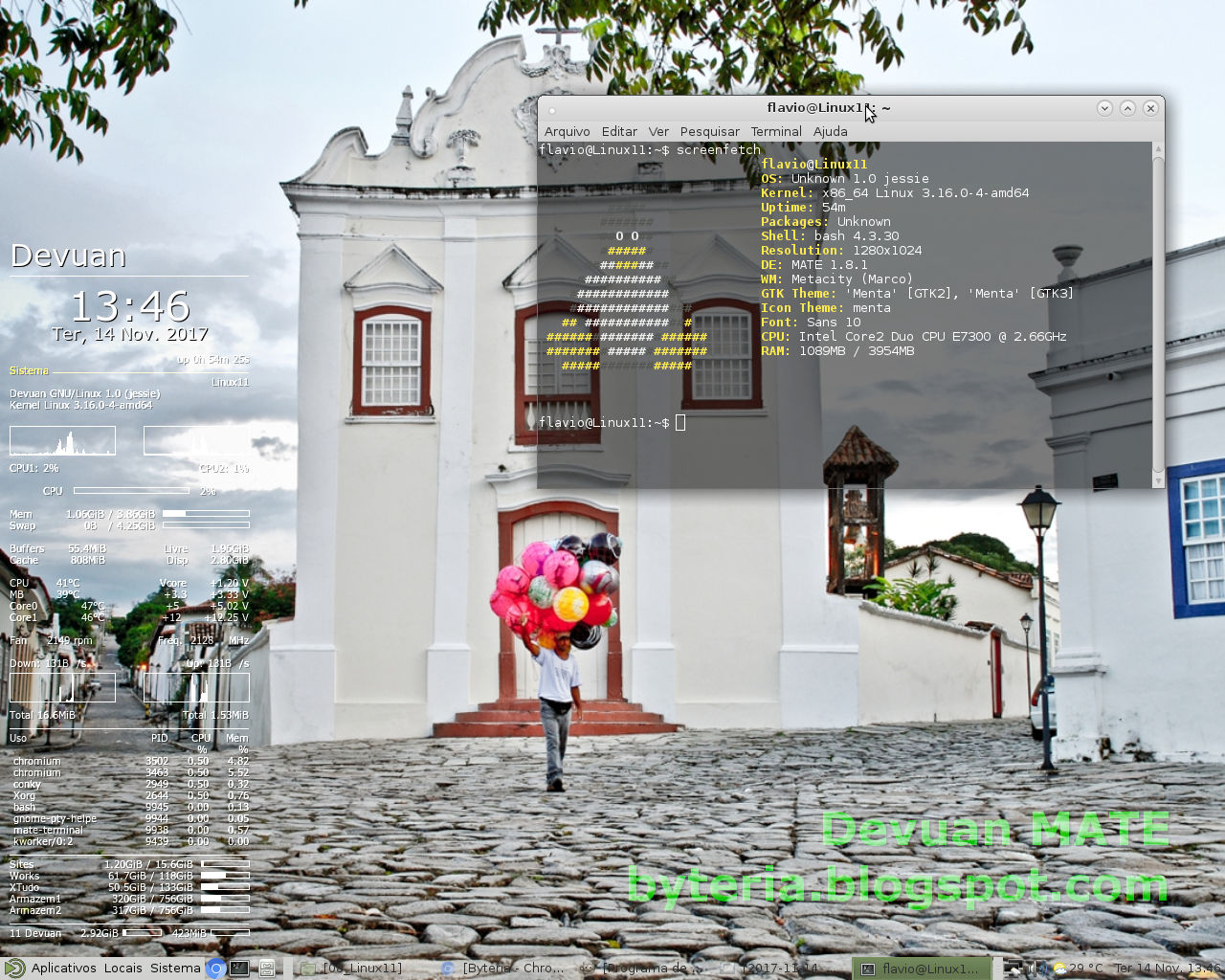 Byteria: Devuan Xfce e MATE - instalação e configuração