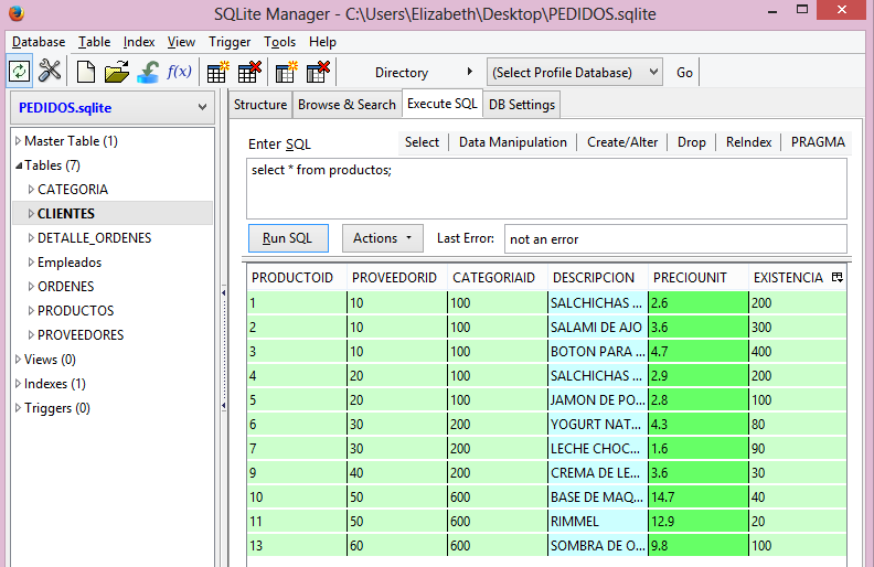 SQLite Data Base: Complemento SQLite en Firefox