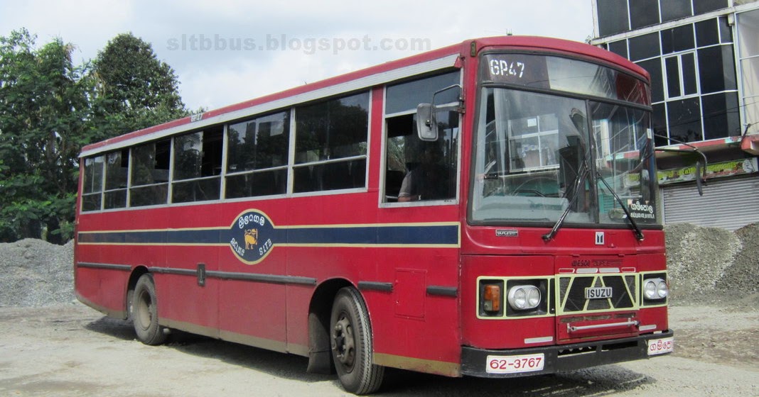 SLTB buses - ශ්‍රී ලංගම බස්: Wesco ISUZU MT111L bus from SLTB Gampola depot