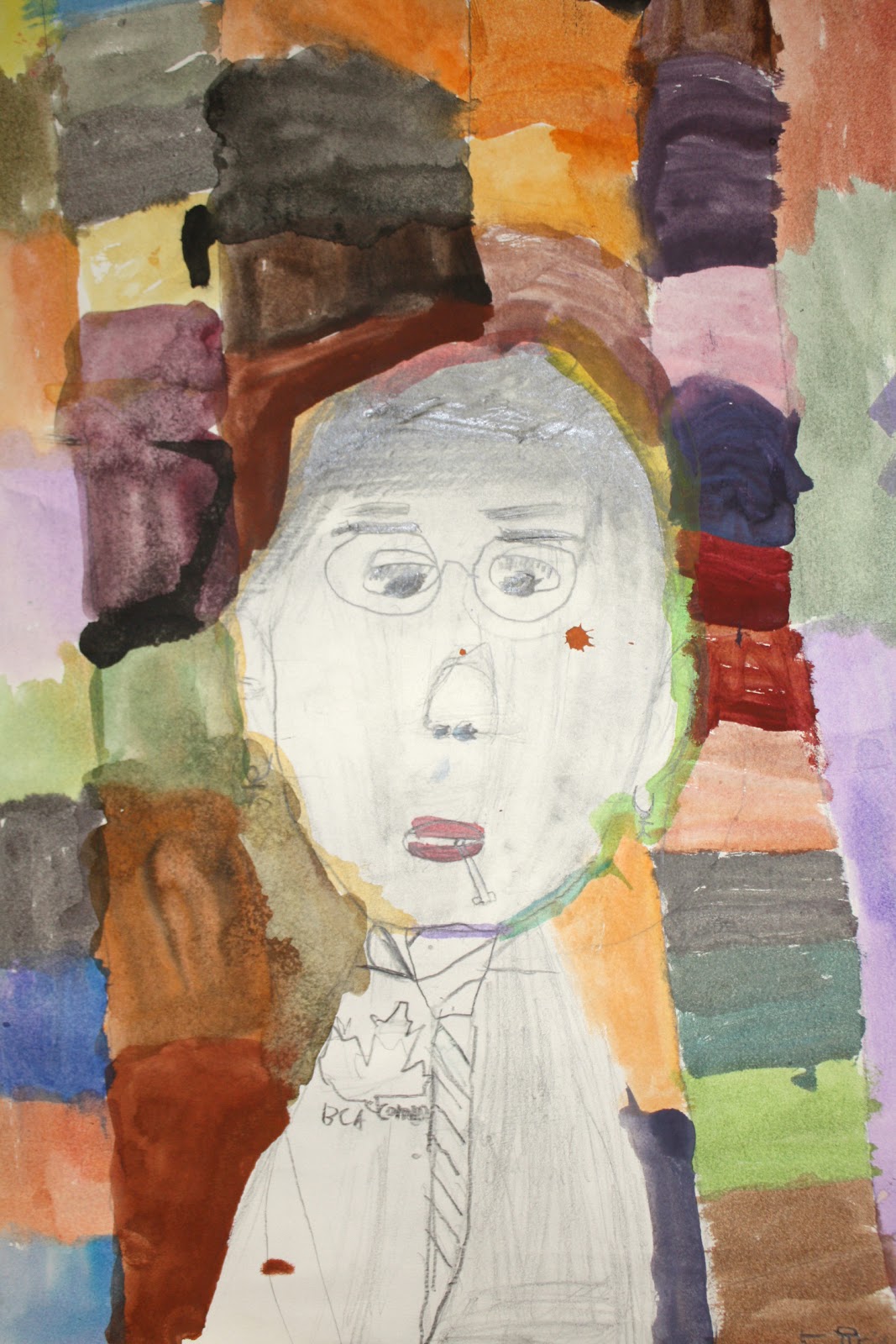BCC Canada Art Studio: Grade 5 Self-portrait