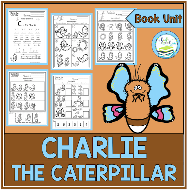 CHARLIE THE CATERPILLAR BOOK UNIT ~ Book Units by Lynn