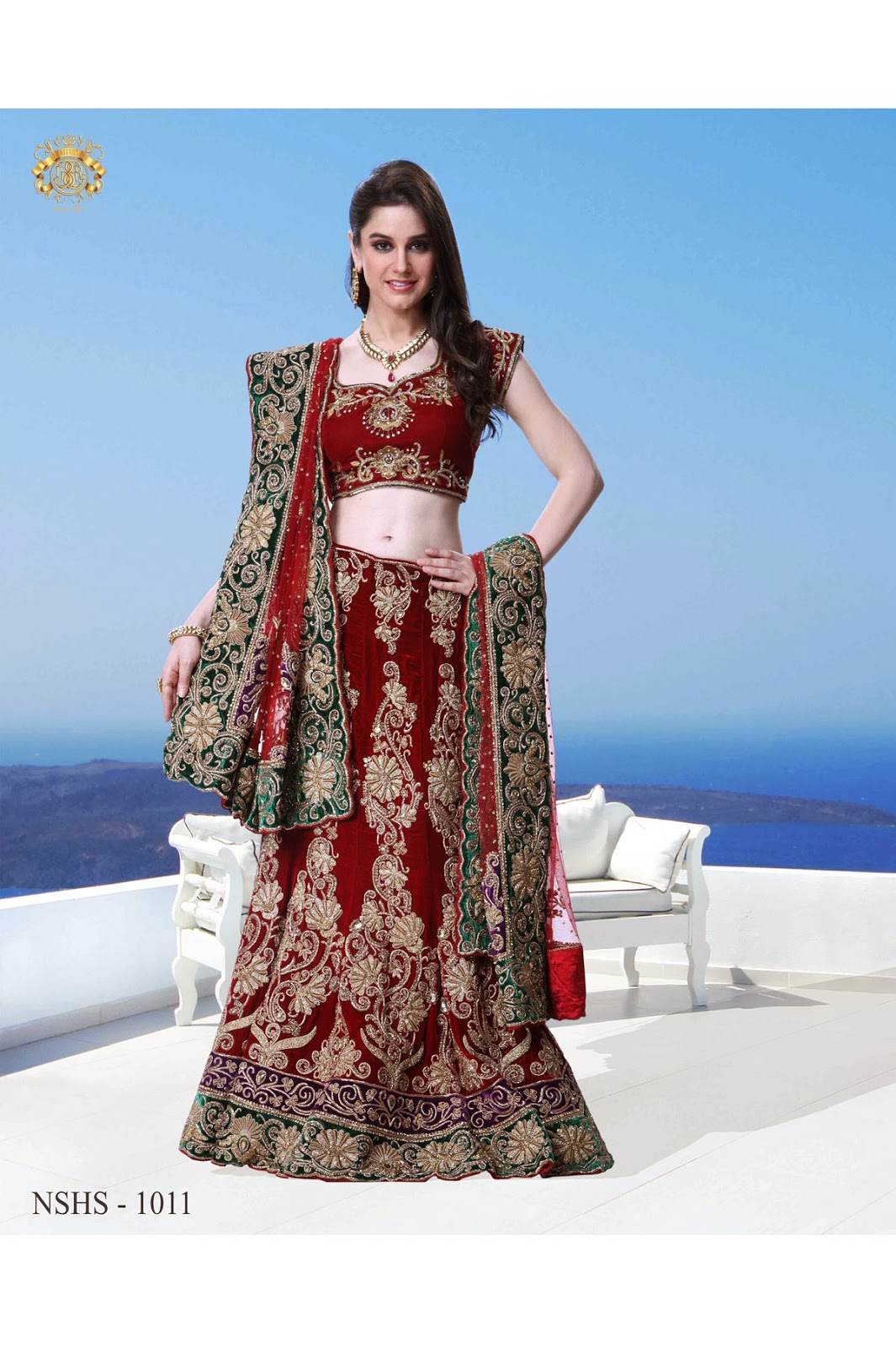 Superb Party Wear Half Saree 2014 - missy lovesx3