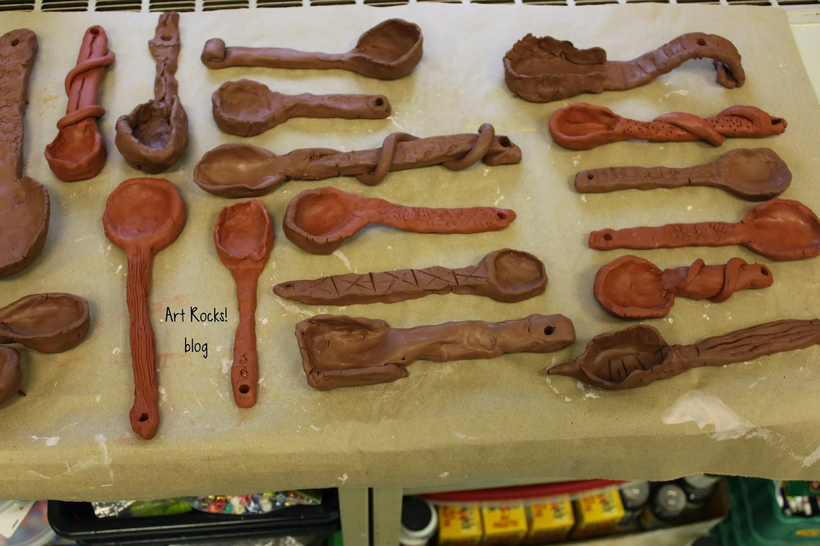 Art Rocks!: Grade 5: Red Clay Spoons