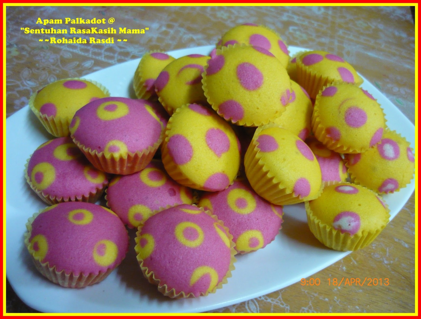 "Sentuhan RasaKasihMama": Apam Polkadot...gebu..dan menawnnnn...