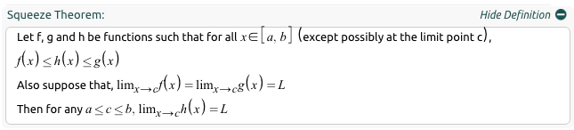 Symbolab Blog: Advanced Math Solutions – Limits Calculator, Squeeze Theorem