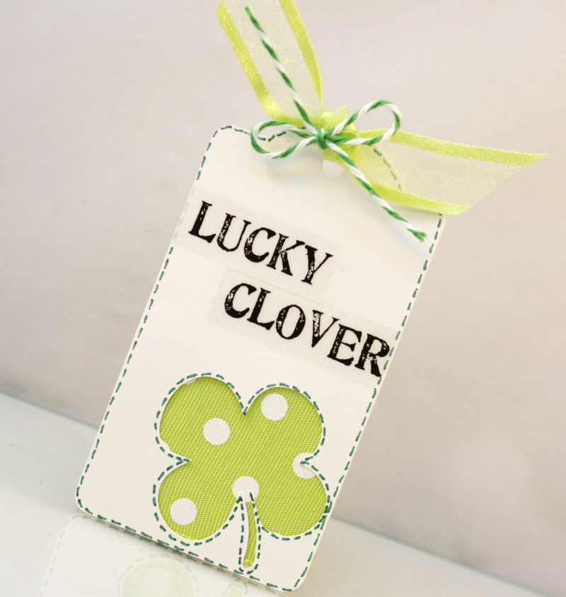 Lucky Clover Tag + Free Cut File! | Bits of Paper