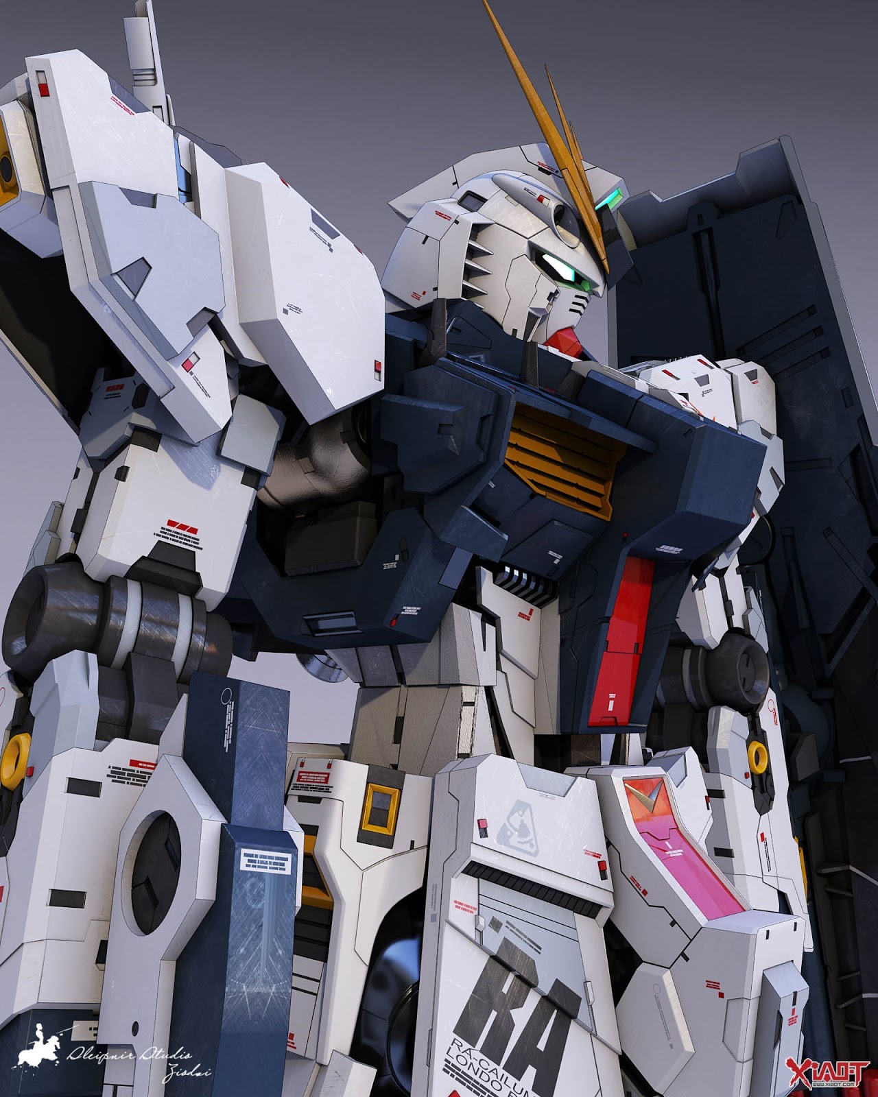 3D Graphics: nu Gundam Variation