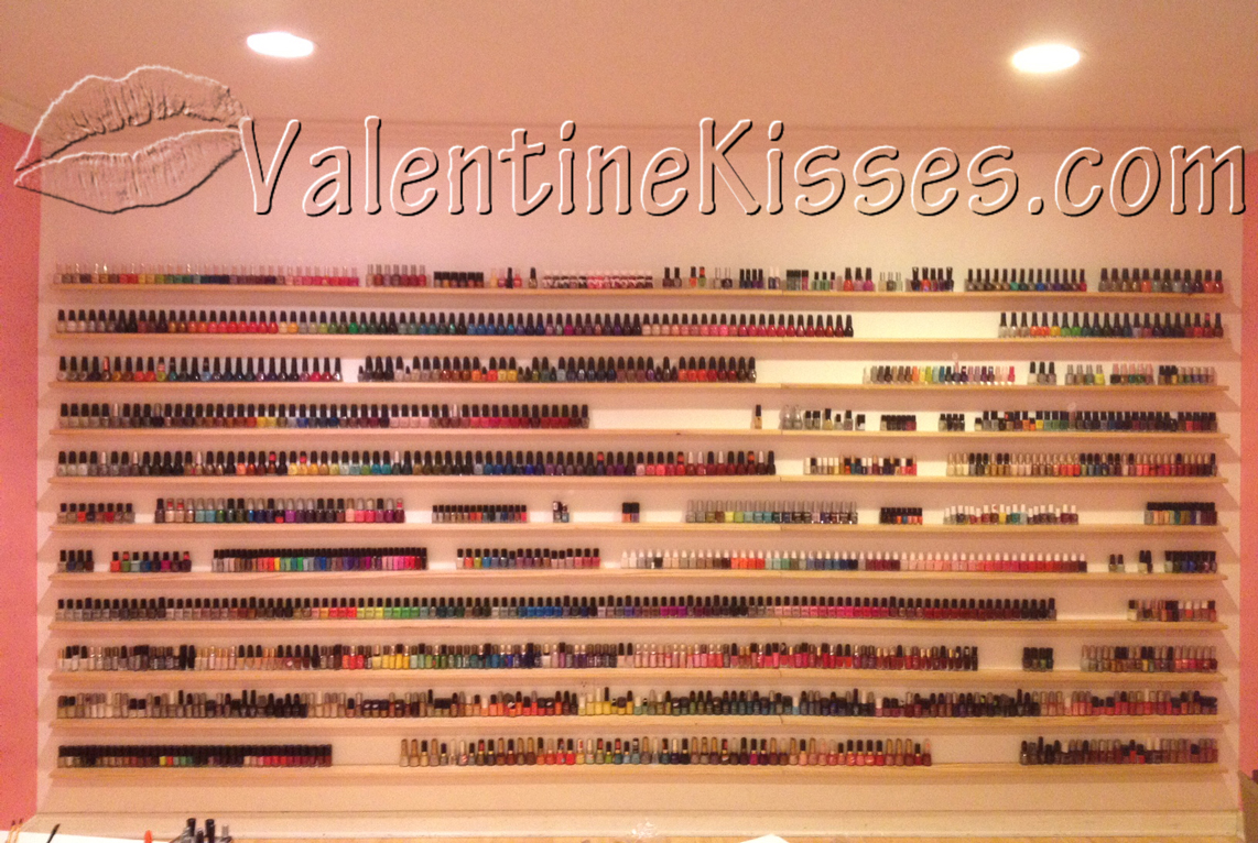 Valentine Kisses: My new nail polish shelves! (sneak peek at my new ...