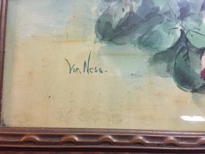 chalkware heads: Van Ness Roses