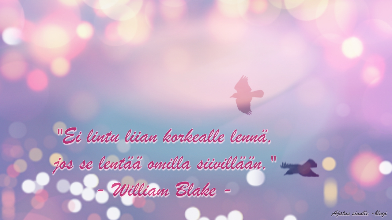 Lintu lentää siivillään