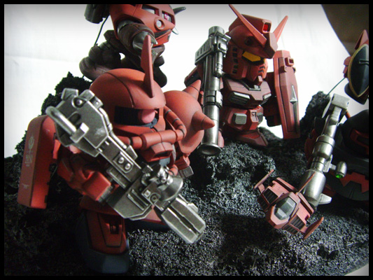 GUNDAM GUY: SD Char Aznable Collection - Painted Builds