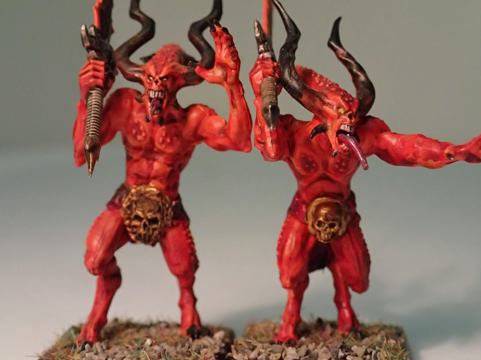 The Greater Army of Khorne: Converted Bloodletters with corrected ...
