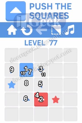 Push The Squares Level 77 ~ Doors Geek