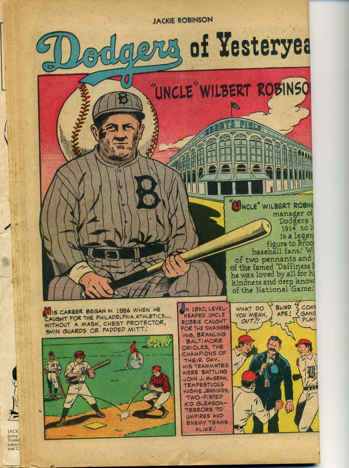 Dodgers Blue Heaven: Scans of the 1950 Jackie Robinson Comic #2 - In Full